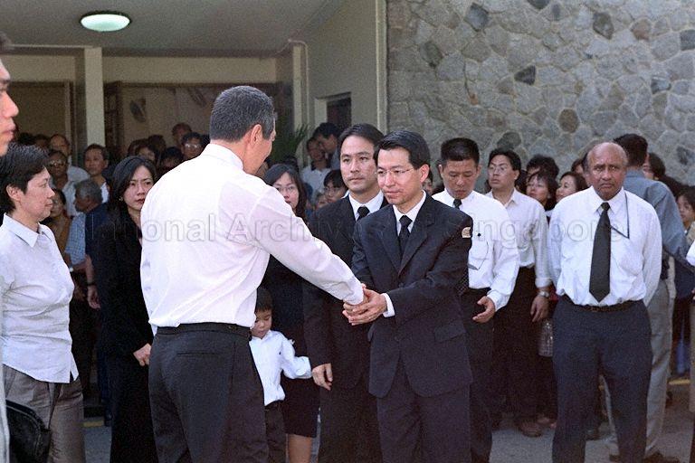 The late former President Ong Teng Cheong's sons, Ong Tze