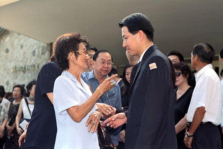 The late former President Ong Teng Cheong's sons, Ong Tze