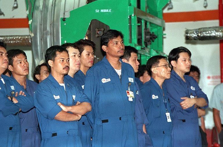 Employees of Singapore Aero-Engine Service Pte Ltd (SAESL)