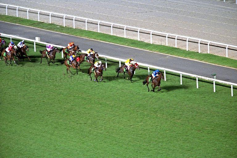Horse racing at Official Opening of new Singapore Racecourse
