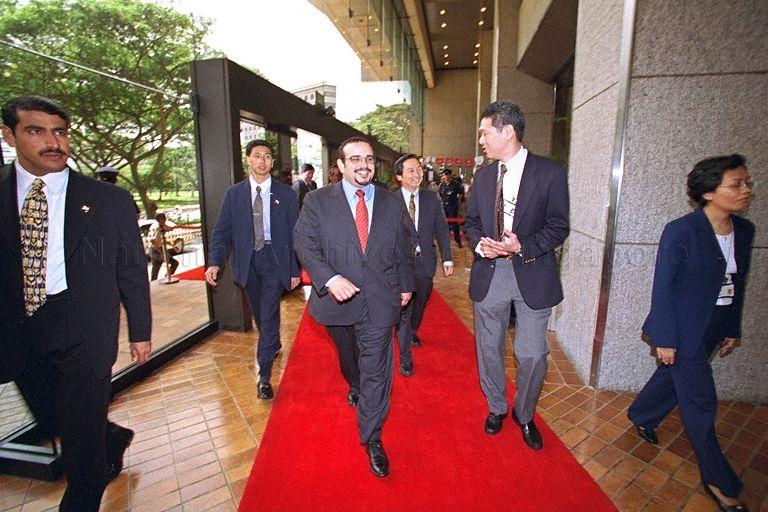 HIS HIGHNESS, SHAIK SALMAN BIN HADAM AL-KHALIFA, CROWN