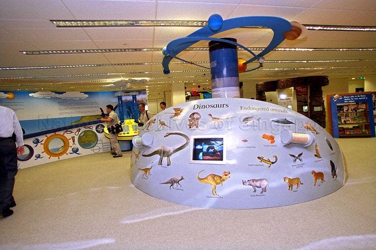 Interior view of Marine Parade Community Library housed in