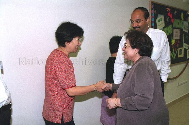 Mrs. S.R. Nathan, wife of the President of Singapore,