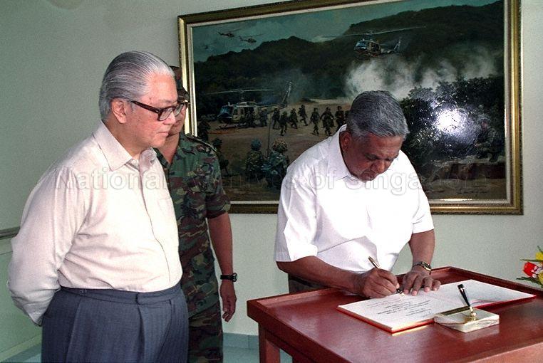 Taken at: Visit to the Singapore Armed Forces Basic Military