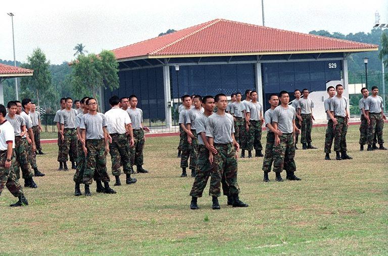 President S R Nathan's visit to Singapore Armed Forces Basic