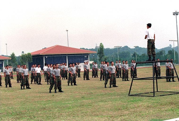 President S R Nathan's visit to Singapore Armed Forces Basic