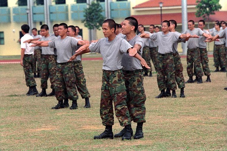 President S R Nathan's visit to Singapore Armed Forces Basic
