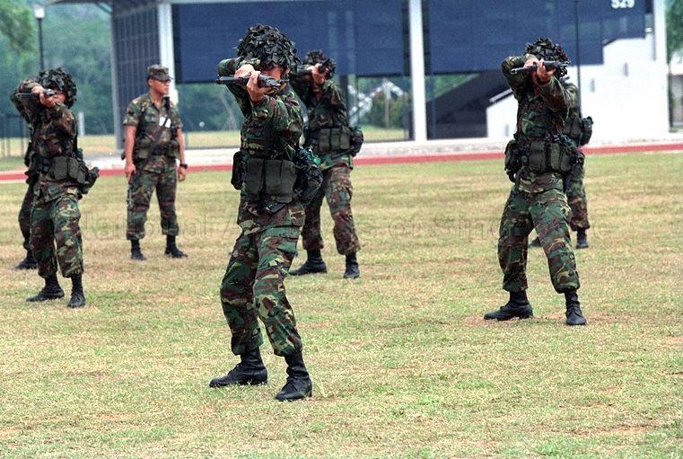 President S R Nathan's visit to Singapore Armed Forces Basic