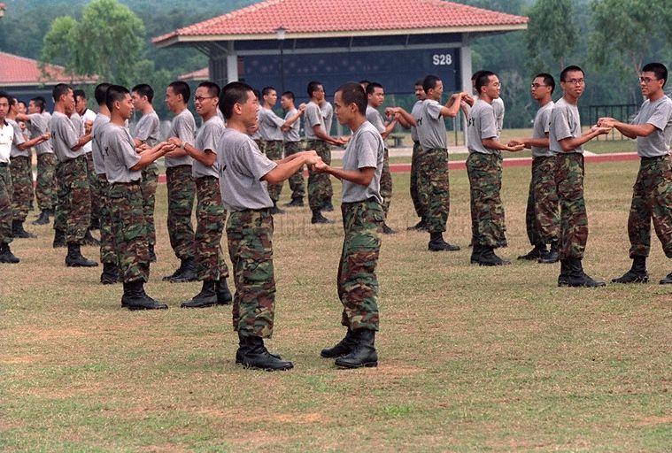 President S R Nathan's visit to Singapore Armed Forces Basic
