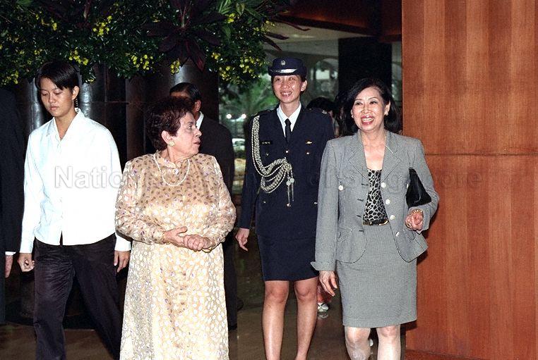 THE FIRST LADY MRS. S R NATHAN AS GUEST OF HONOUR AT THE