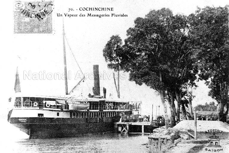 COCHINCHINA - SHIPPING FROM THE RIVER SHIPPING SERVICES,