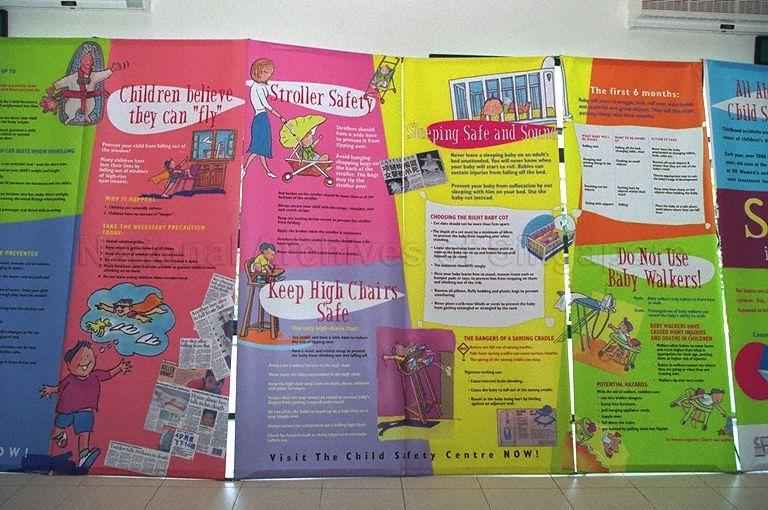Posters about Child Safety from Child Safety Centre are