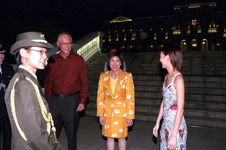 Taken at: National Day Reception hosted by President S R