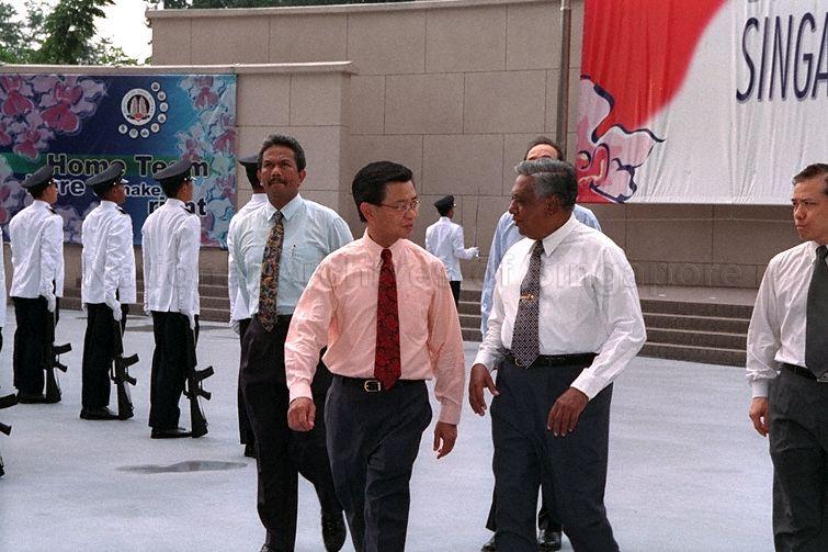 Taken at: President S R Nathan's visit to Ministry of Home