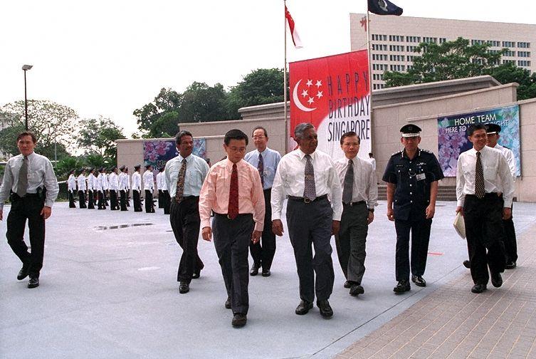 Taken at: President S R Nathan's visit to Ministry of Home