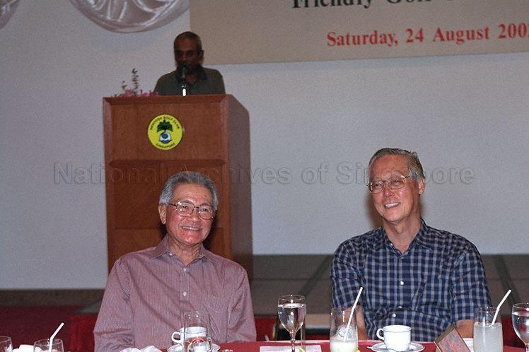 Prime Minister Goh Chok Tong and Special Adviser to the
