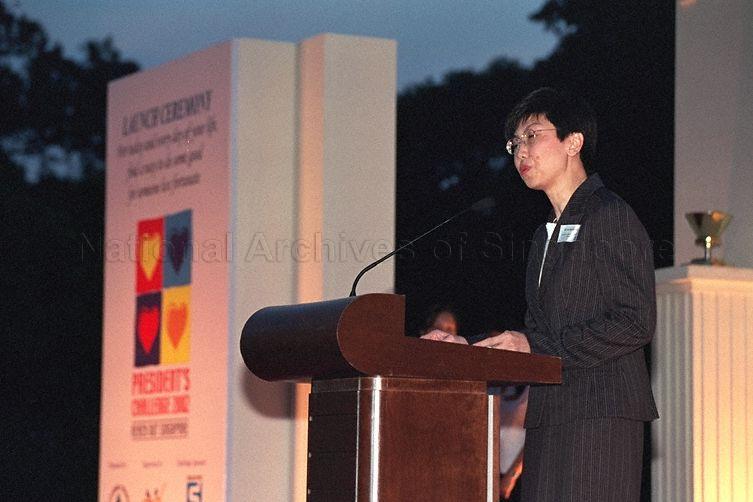 Taken at: Launch of President's Challenge 2002 and
