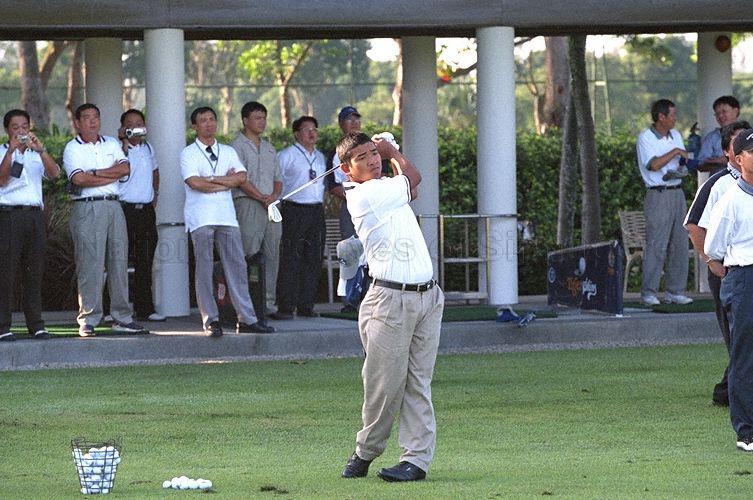 Myanmar golf professional Win Htwe Hliang, one of the