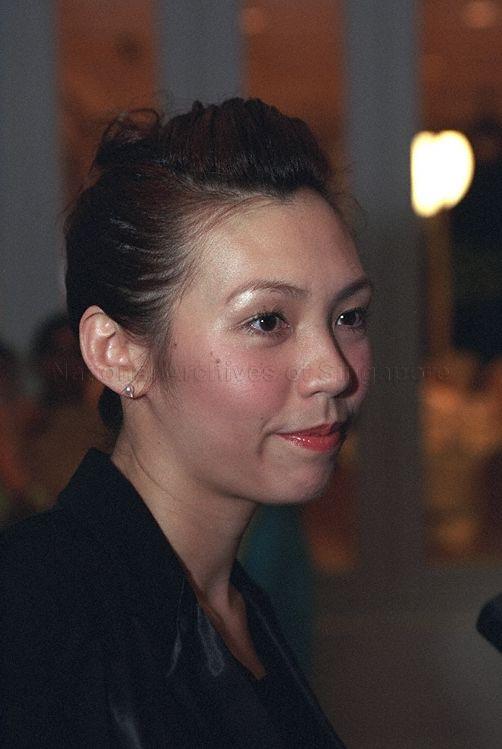 Singapore singer Kit Chan at presentation ceremony for