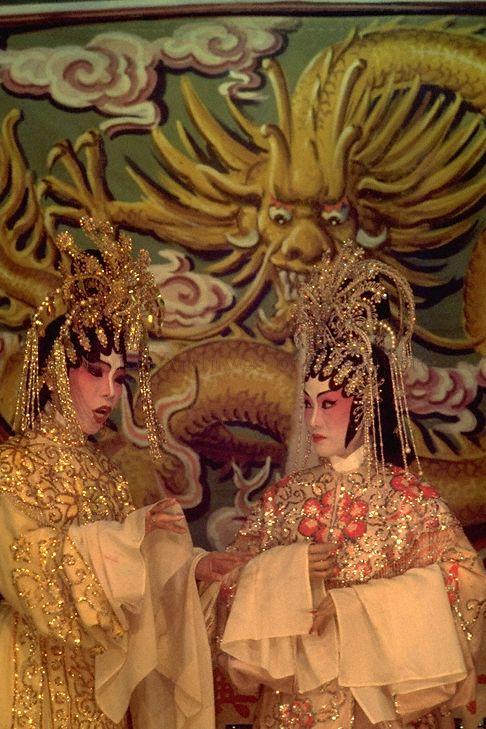 TEOCHEW OPERA -- PORTRAITS OF ACTORS AND ACTRESSES PLAYING