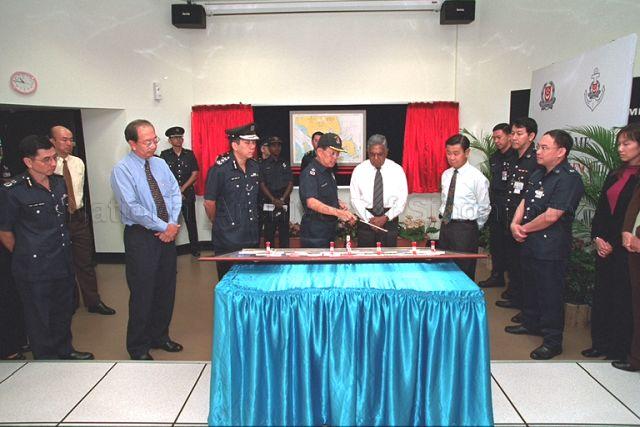 Taken at: President S R Nathan's visit to the Police Coast