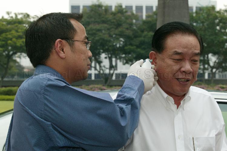 Member of Parliament for Nee Soon Central Ong Ah Heng having
