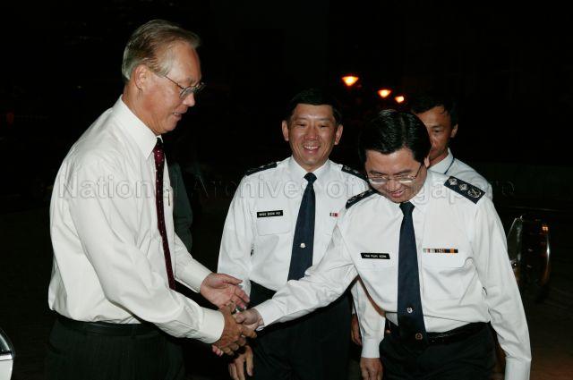 Prime Minister Goh Chok Tong (left), who is Guest of Honour