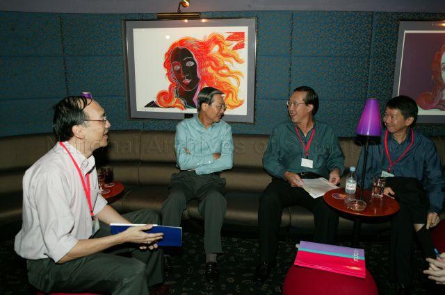 From left, Chief Executive Officer of Singapore Press