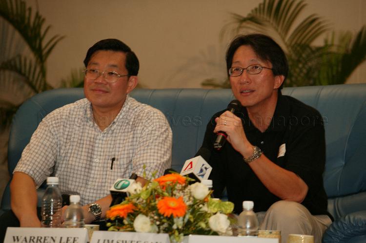 Taken at: Minister for the Environment Lim Swee Say's