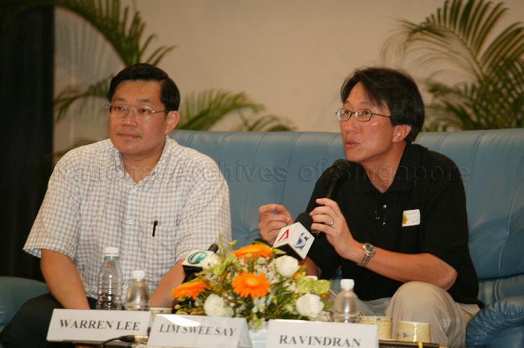 Taken at: Minister for the Environment Lim Swee Say's