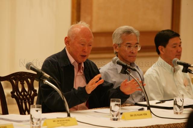Taken at: Senior Minister Lee Kuan Yew's dialogue with