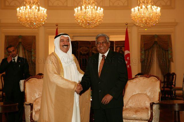 Taken at: Courtesy call by Kuwait's Prime Minister Sheikh