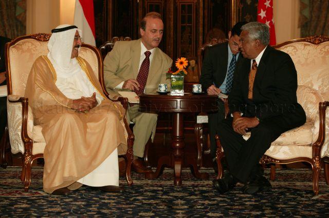 Taken at: Courtesy call by Kuwait's Prime Minister Sheikh