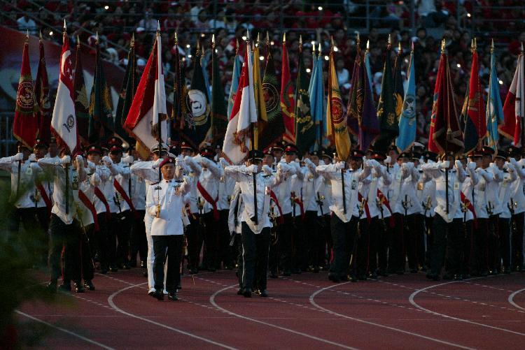 National Day Parade 2004 Preview at National Stadium -- View
