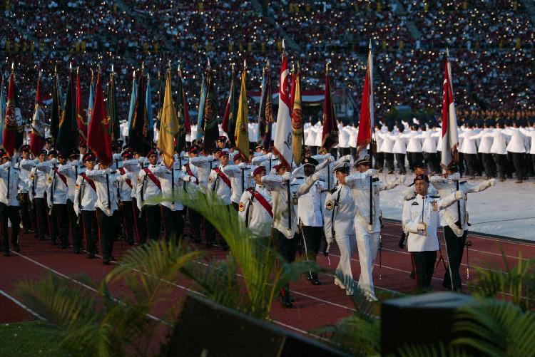 National Day Parade 2004 Preview at National Stadium