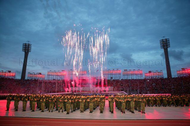 National Day Parade 2004 Preview at National Stadium -- View