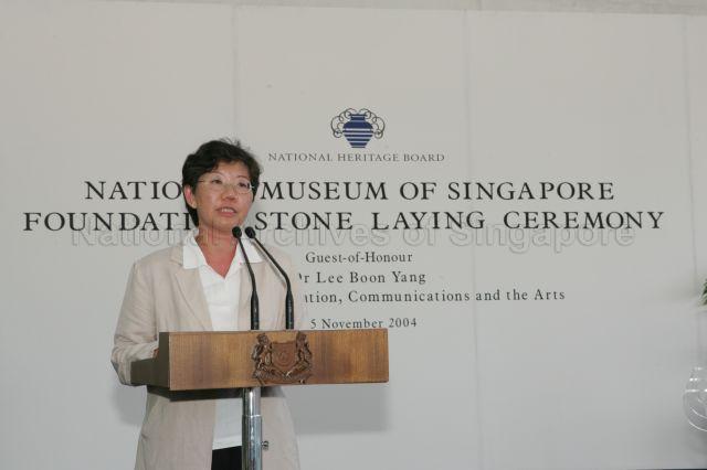 Chief Executive Officer of National Heritage Board (NHB) Mrs