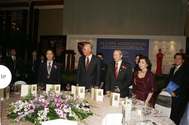 (From right) Press Secretary to Senior Minister Stanley Loh