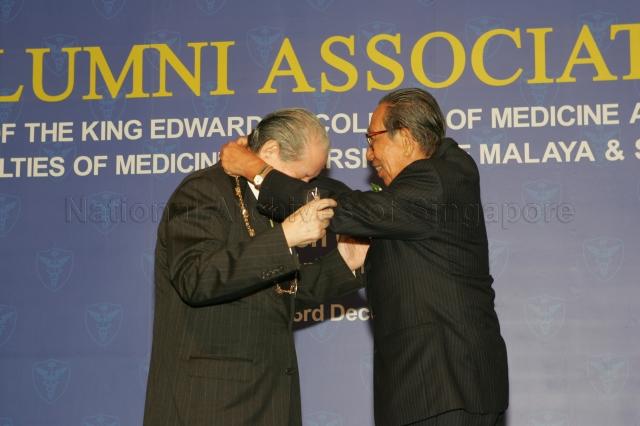 President of Medical Alumni Association Professor Arthur Lim