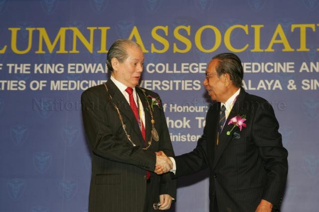 President of Medical Alumni Association Professor Arthur Lim