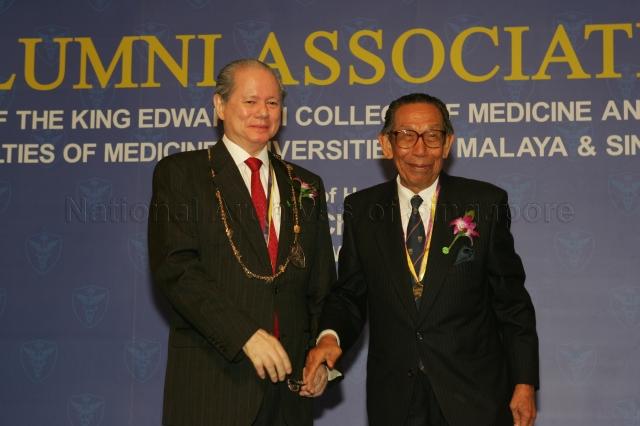 President of Medical Alumni Association Professor Arthur Lim