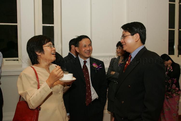 Guests including Press Secretary to Senior Minister Stanley