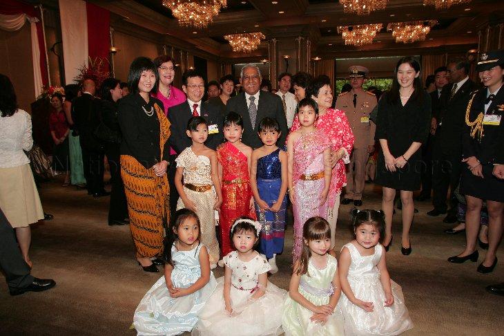 President and Mrs S R Nathan, Minister for National