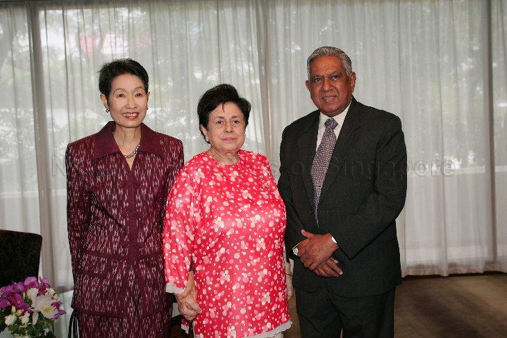President and Mrs S R Nathan, who are on a five-day state