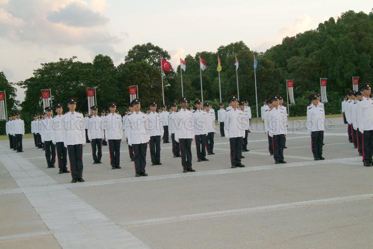 Taken at: Officer Cadet School (OCS) commissioning parade at