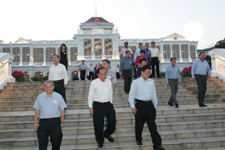 Guests arriving for Chap Goh Mei (fifteenth day of Chinese