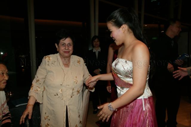 Mrs S R Nathan with guests at Singapore Tourism Board's 19th