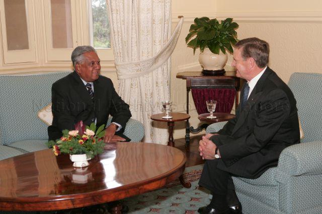 President S R Nathan and Governor of Western Australia