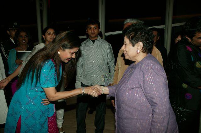 Mrs S R Nathan, who is Guest of Honour at the charity Hindi
