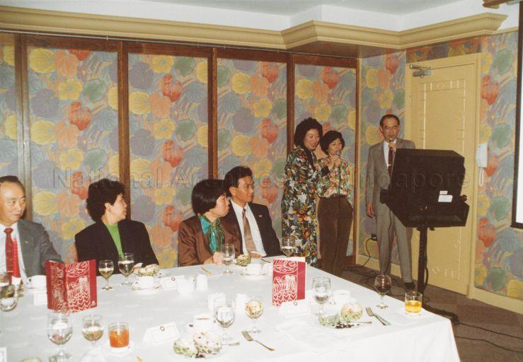 MRS ONG (STANDING 2ND RIGHT), WIFE OF DEPUTY PRIME MINISTER